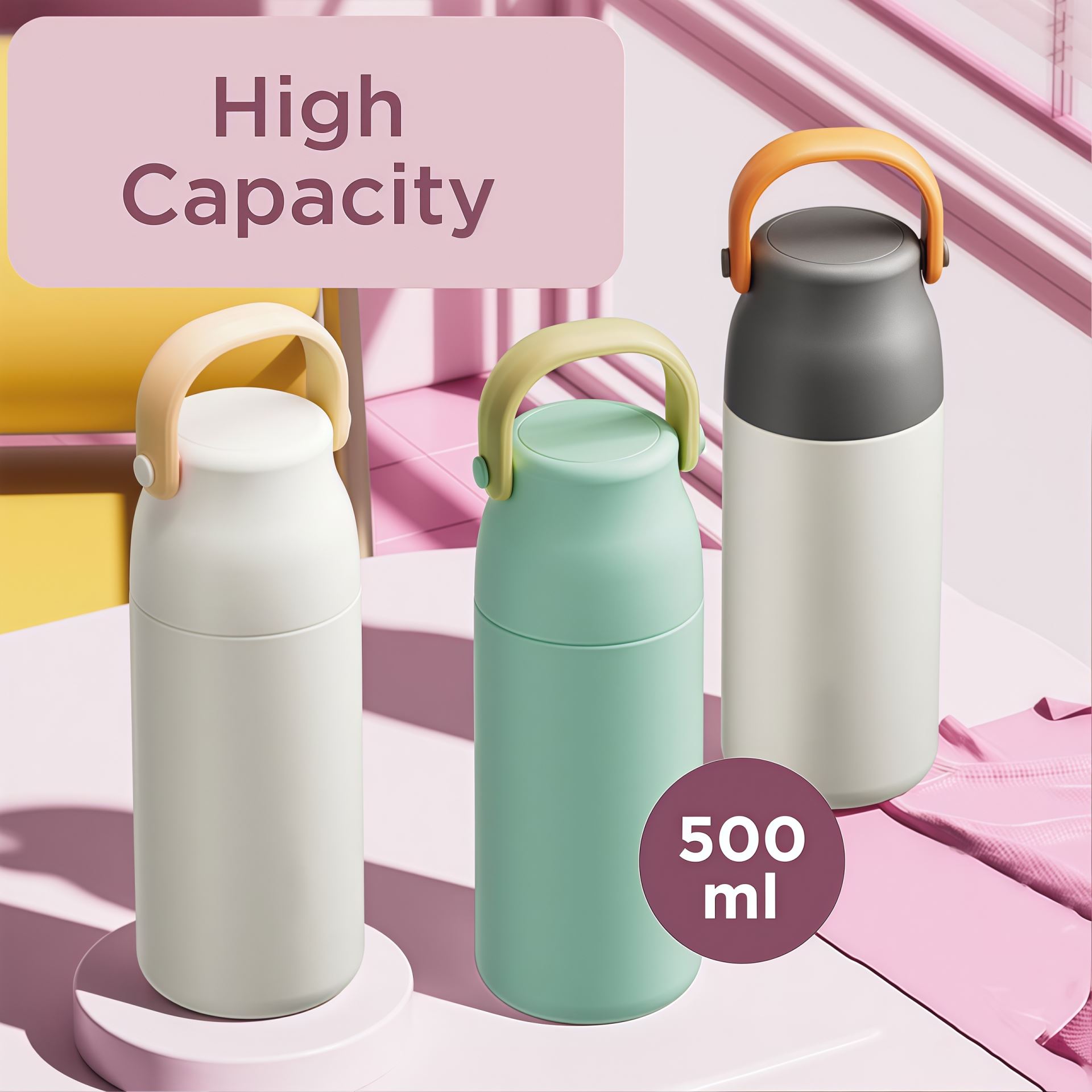 Best Corporate Gifts Company Singapore Drinkwares 500ml Fancy Stainless ...